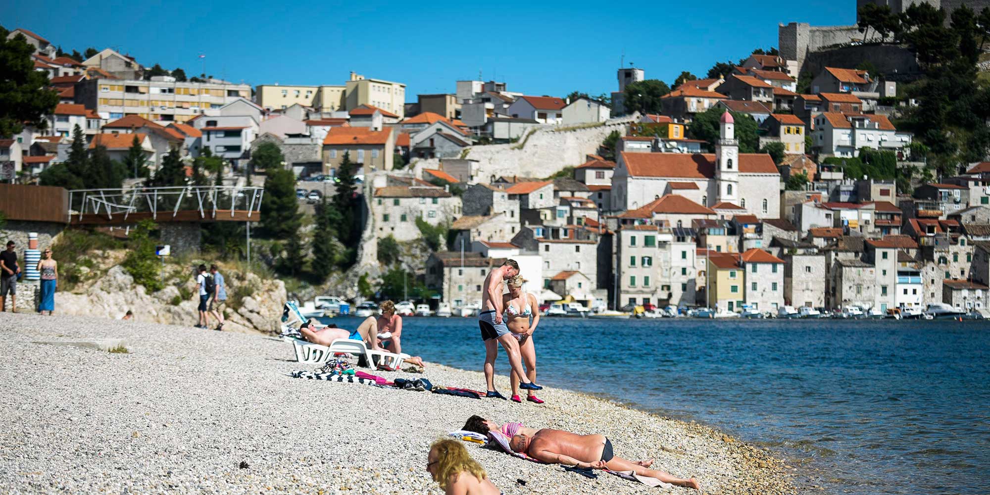 Banj Beach in Šibenik accommodation and apartments nearby | Direct ...