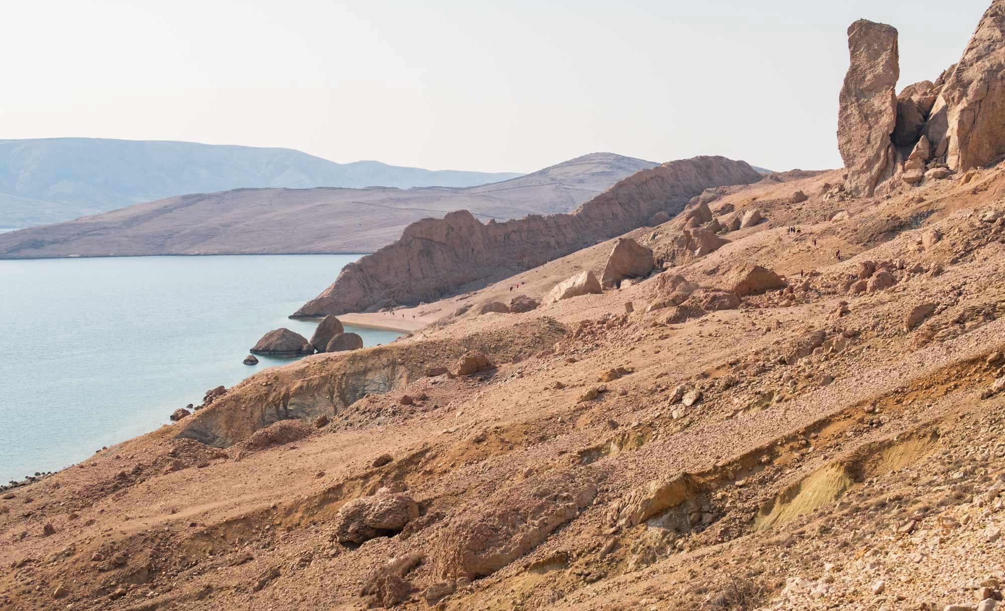 Stogaj climbing rock on Pag accommodation and apartments nearby ...