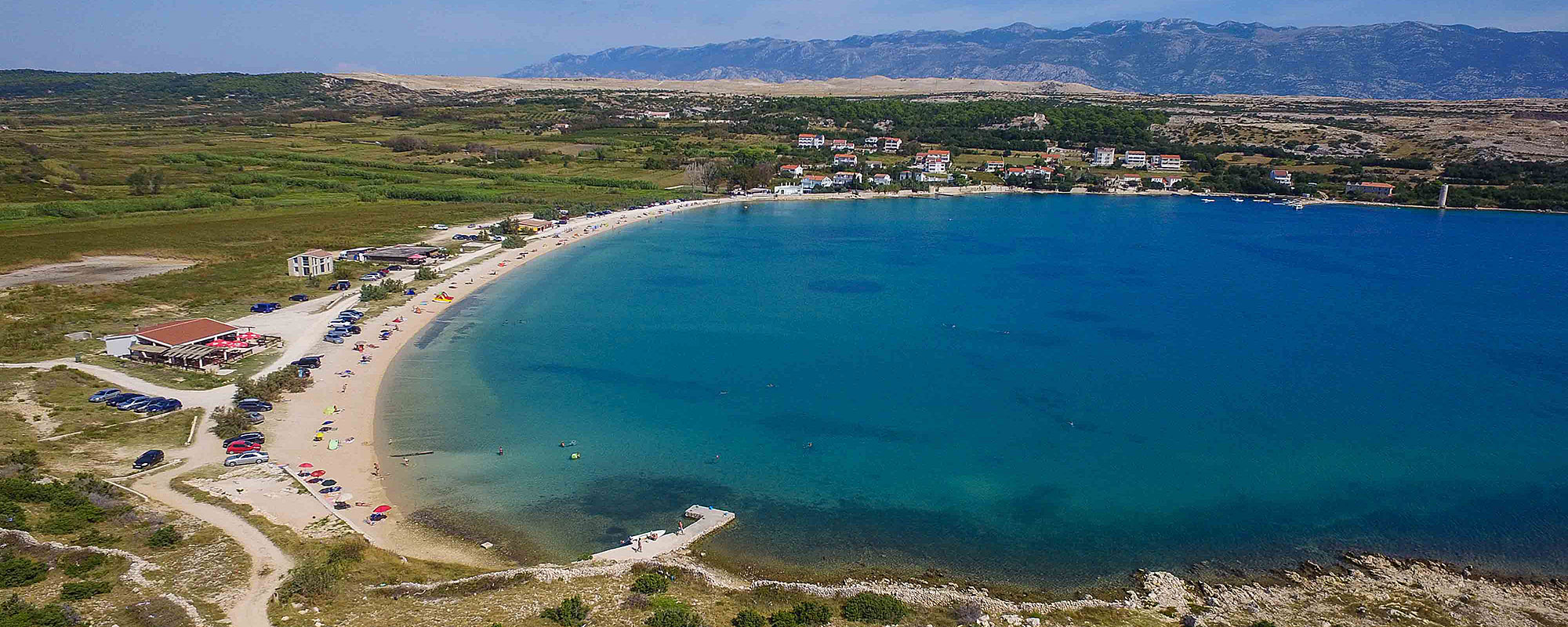 Caska beach Pag accommodation and apartments nearby | Direct-Croatia.com