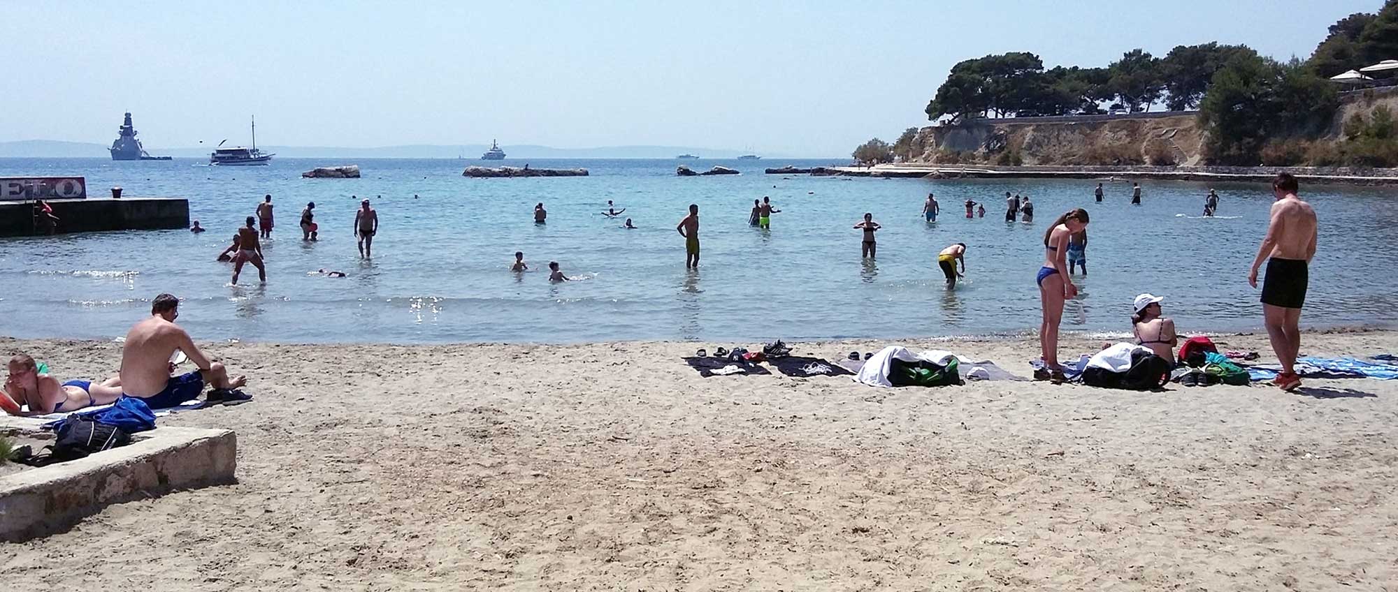 Firule beach in Split accommodation and apartments nearby | Direct ...