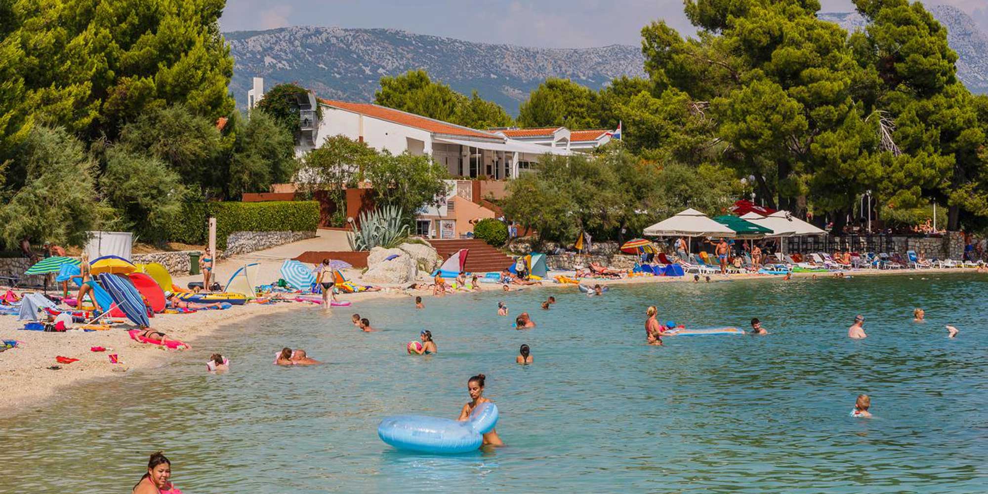 Kaštela - beach in Kaštel Štafilic accommodation and apartments nearby ...