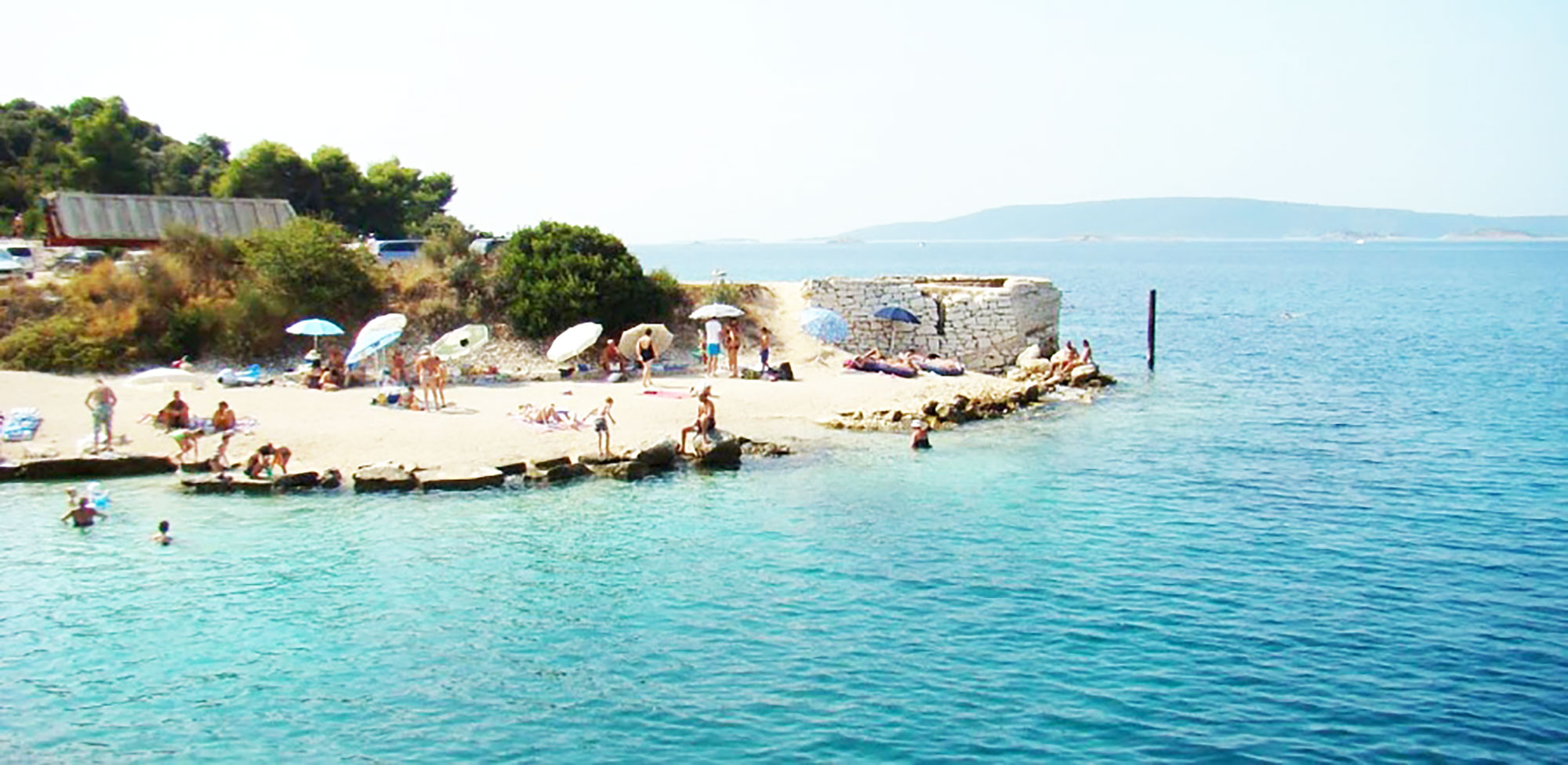 Kava beach on Čiovo accommodation and apartments nearby | Direct ...