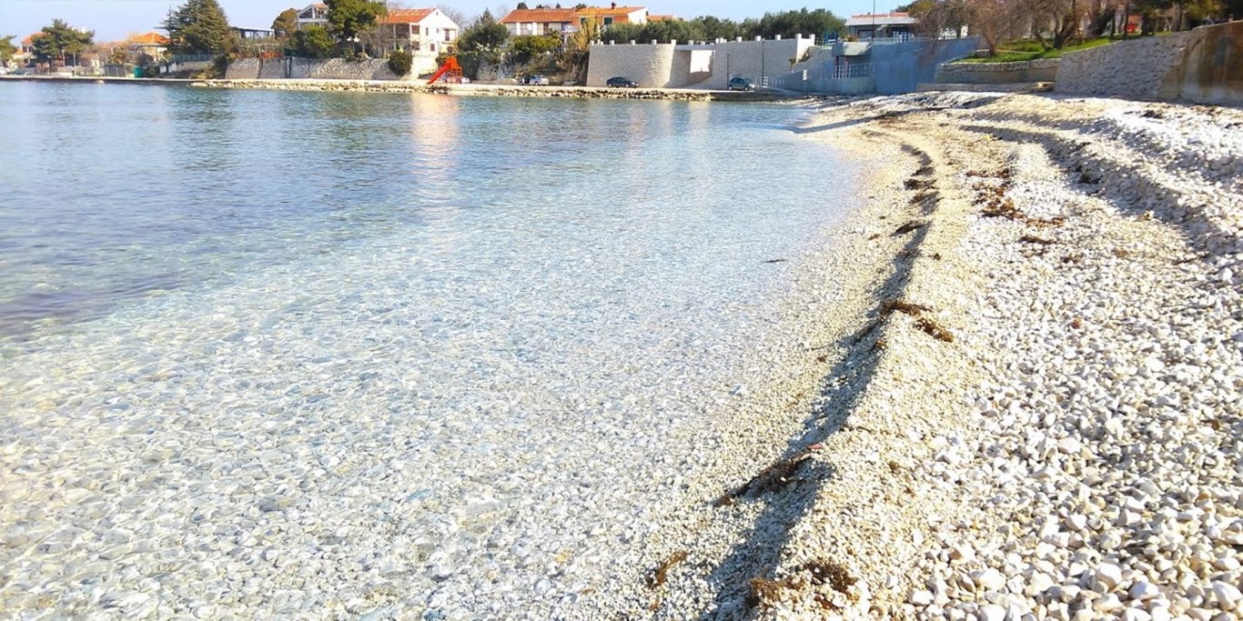 Punta Rožica Beach in Bibinje accommodation and apartments nearby ...