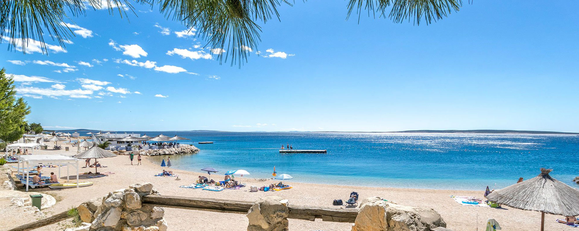 Simuni beach Pag accommodation and apartments nearby | Direct-Croatia.com