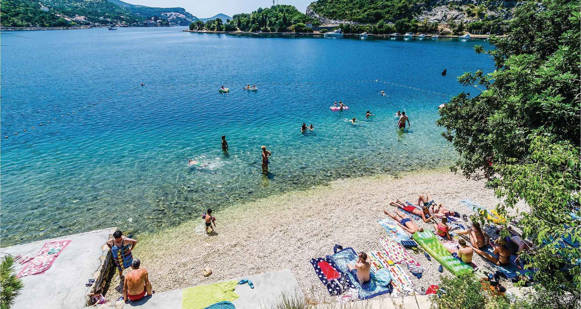 Štikovica beach in Zaton accommodation and apartments nearby | Direct ...