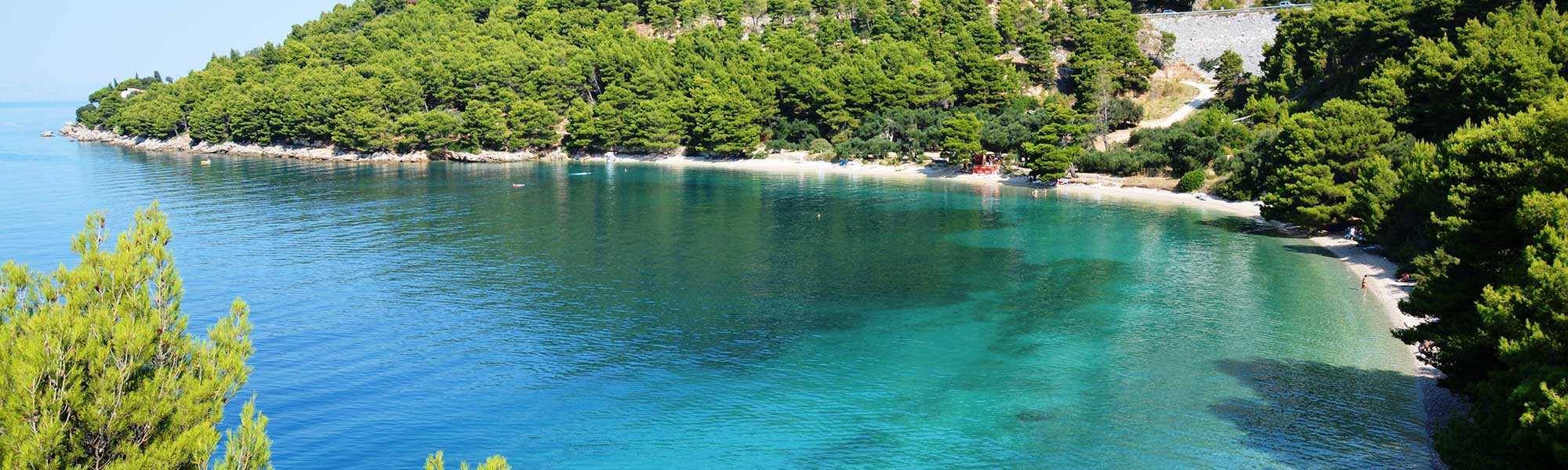 Velika Duba beach Živogošće accommodation and apartments nearby ...