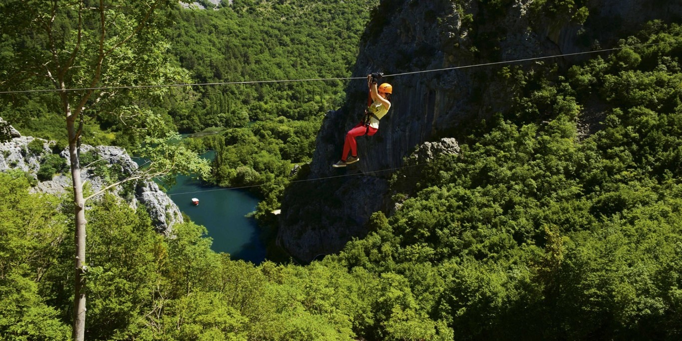 Adrenaline polygon Zipline Omiš accommodation and apartments nearby ...